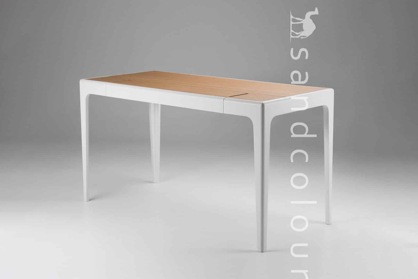 Lynx Nature Oak Wood Desk– Sandcolour