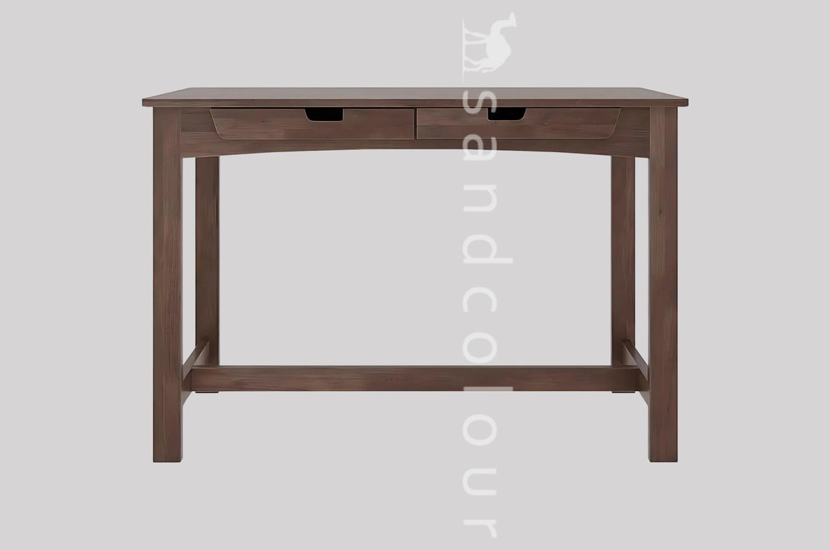 Malini Solid Wood Study Table ( Irish Walnut )