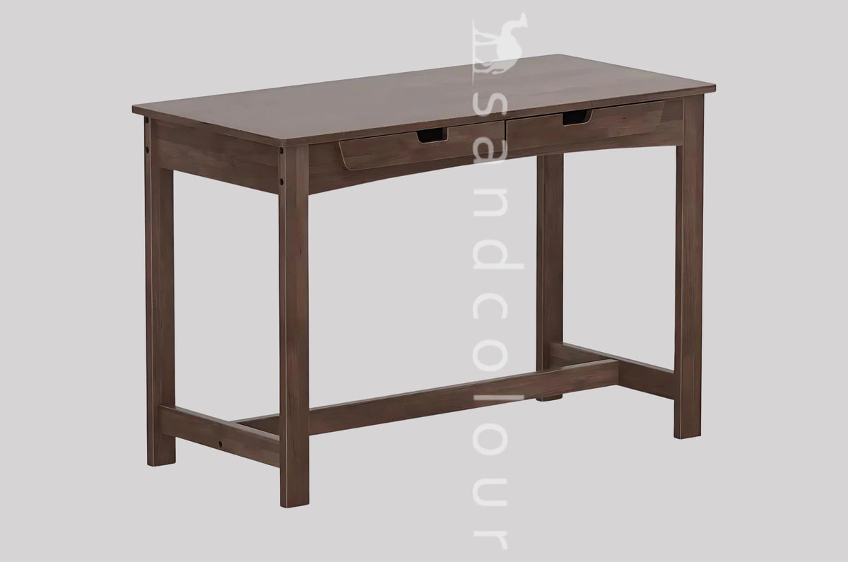 Malini Solid Wood Study Table ( Irish Walnut )